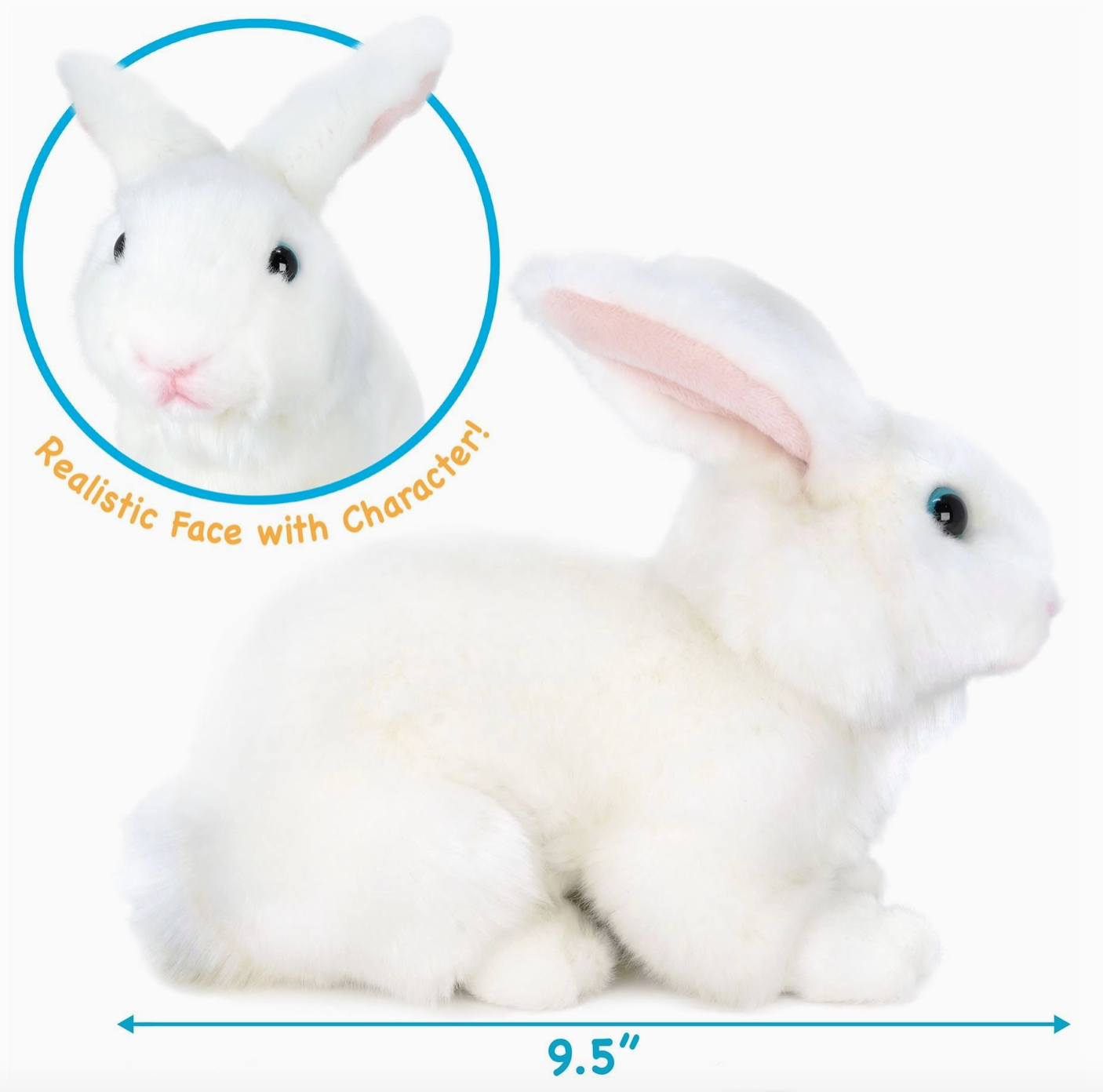 Wren the White Rabbit Stuffed Animal Plush | Poppy & Thyme | Menomonee ...